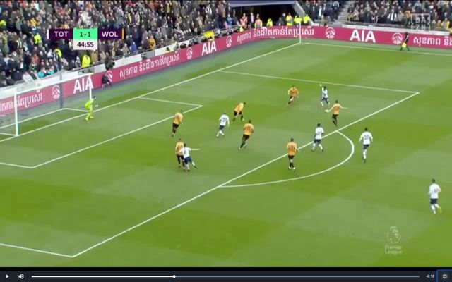 Video: Serge Aurier's brilliant finish for Spurs vs Wolves