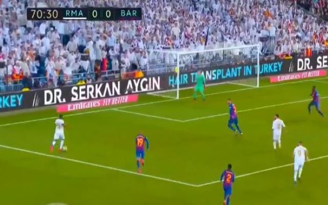 Video: Vinicius Jr goal Real Madrid vs Barcelona (1-0)