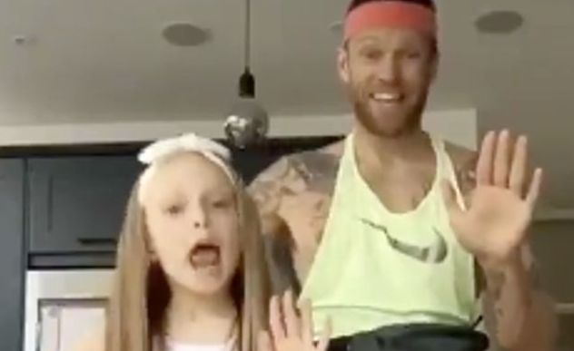 Video - Jamie Mackie's brilliantly hilarious Covid-19 workout