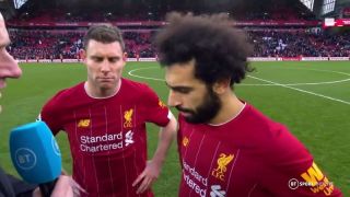 Premier League half time interviews dressing room cameras
