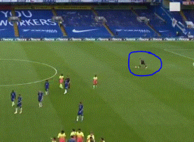 Video: Kepa cheats during break to reposition Man City free kick
