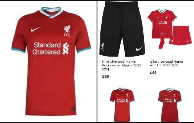 (Photos) Liverpool's first Nike home kit and price leaked
