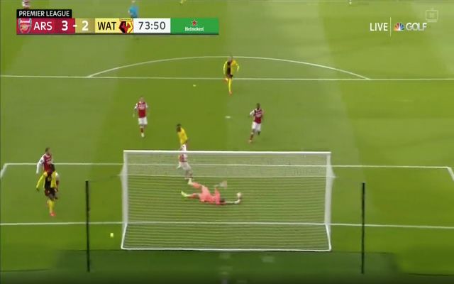 Video: Arsenal keeper Martinez makes insane save vs Watford