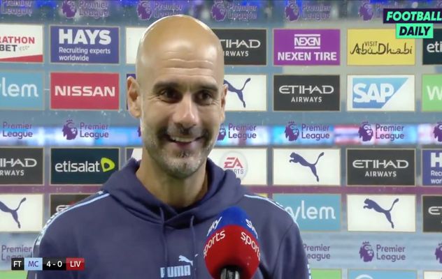 Video: Guardiola says Liverpool players 'drank a lot of beers'