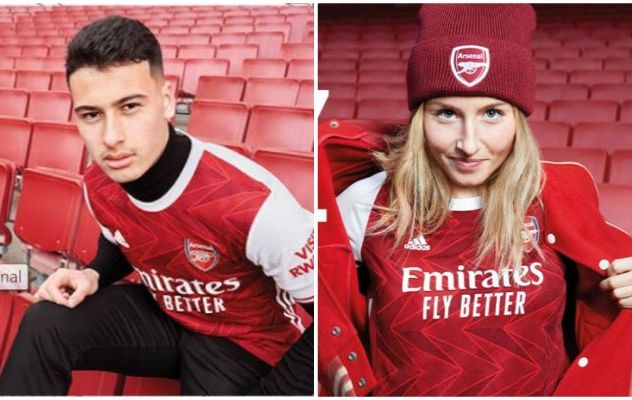 Arsenal 2020-21 home kit leaked, Aubameyang in pictures