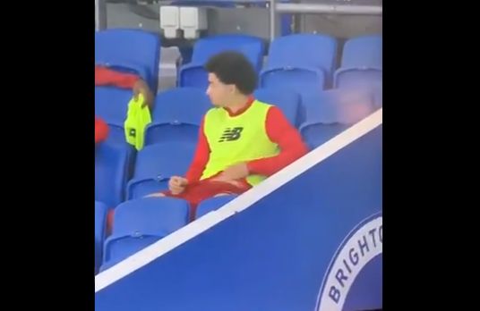 Liverpool's Curtis Jones with hands down shorts in funny video