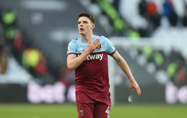 Chelsea favourites for Declan Rice transfer over Man United