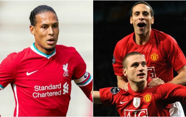 Man Utd fans say Vidic Ferdinand better than Liverpool's Van Dijk