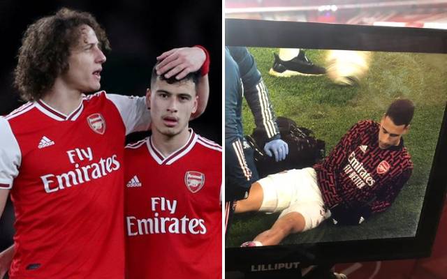 Luiz sends message of support to injured Martinelli