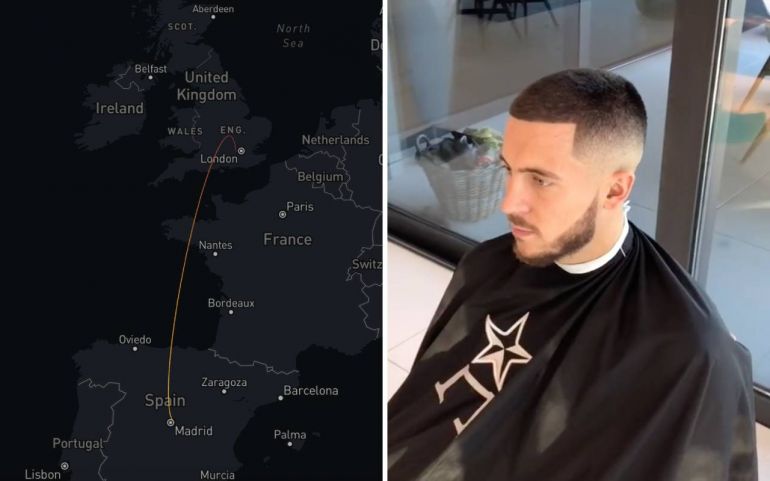 Hazard appears to fly barber out to cut his hair mid-pandemic