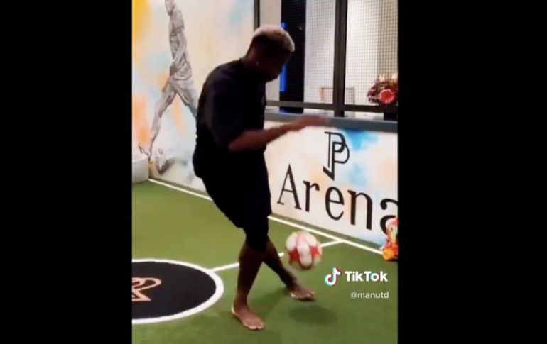 (Video) Paul Pogba captured showing-off crazy skills