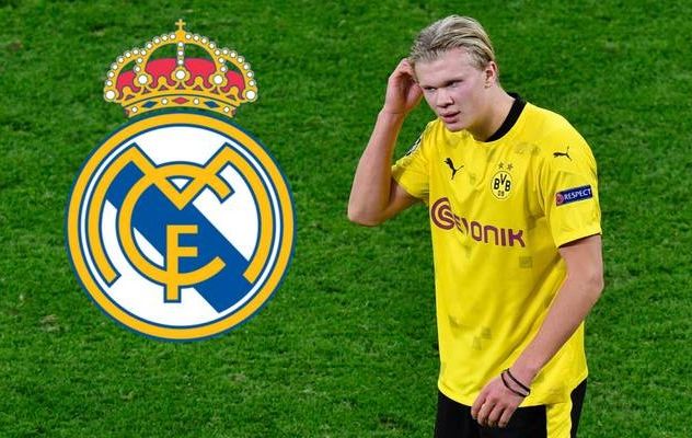Erling Haaland drops Real Madrid transfer hint