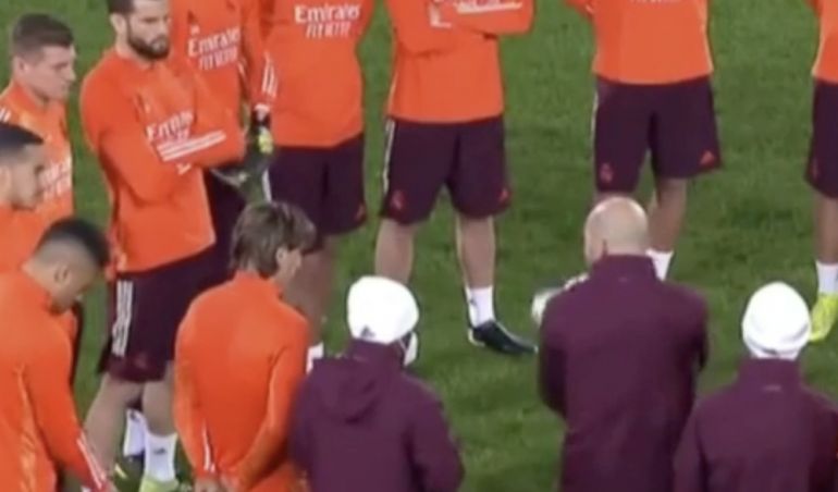 (Video) Zidane gave incredible team-talk prior to Real Madrid's ...