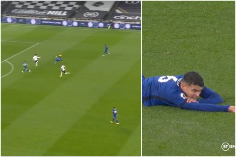 Video: Key interception for Chelsea vs Spurs that injured Silva