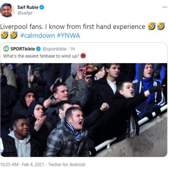 Bobby Duncan's old agent Saif Rubie mocks Liverpool fans