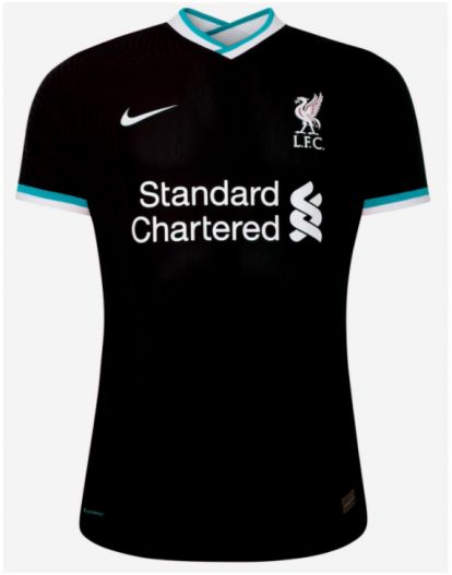 Liverpool black concept away kit