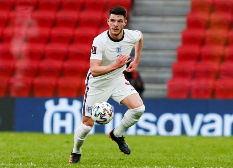 Declan Rice dubbed future England captain