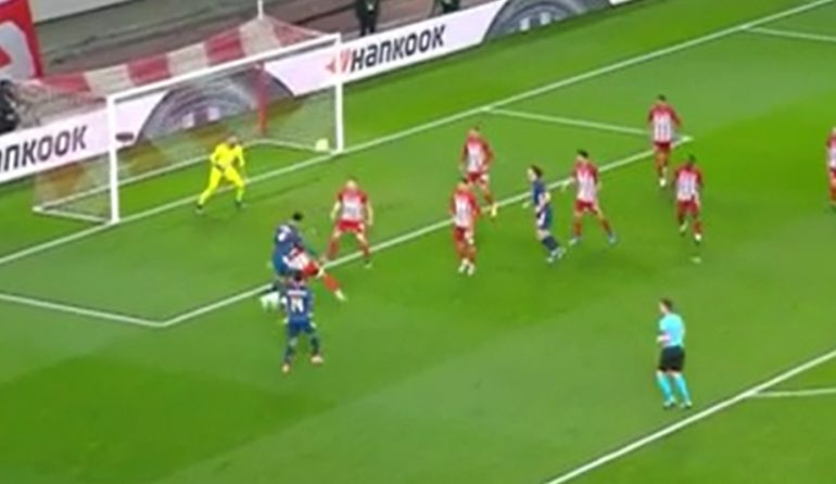 Video: Brilliant Gabriel header Arsenal vs Olympiacos
