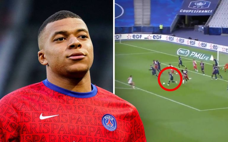 Video: Mbappe embarks on insane solo run from his own box