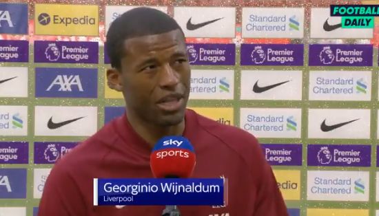 Wijnaldum aims parting dig at Liverpool - video