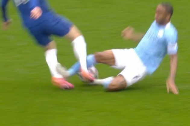 Video: Raheem Sterling bad tackle on Chelsea's Timo Werner