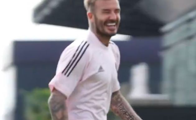 Video: David Beckham still looks sharp in Inter Miami training