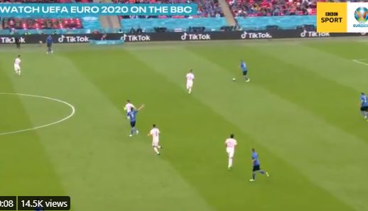 Spain and Italy fans boo it's coming home - video
