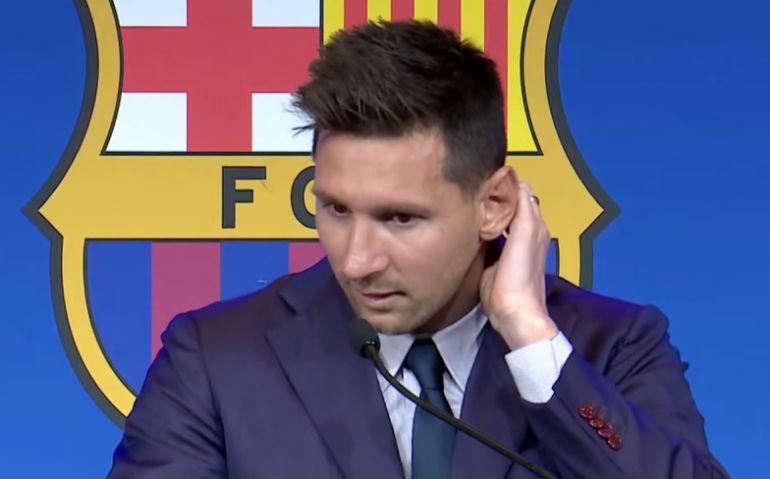 Watch Lionel Messi Barcelona press conference LIVE