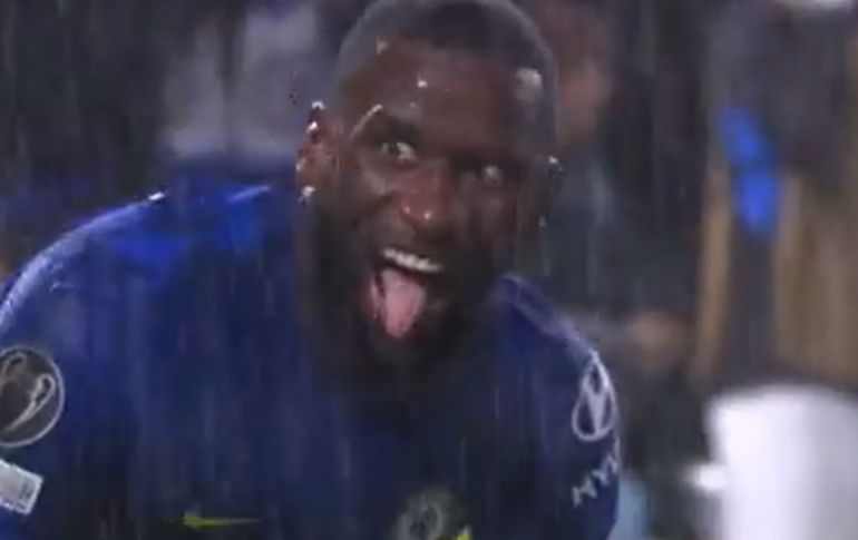 Video: Amazing reaction from Antonio Rudiger after penalty vs Malmo