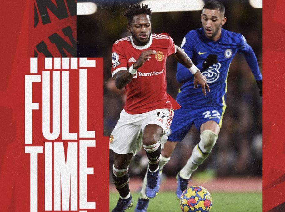 Man United fans are pleased with a point at Stamford Bridge