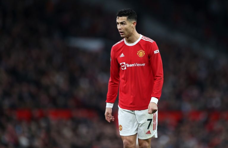 Cristiano Ronaldo getting ready for his exit from Man United