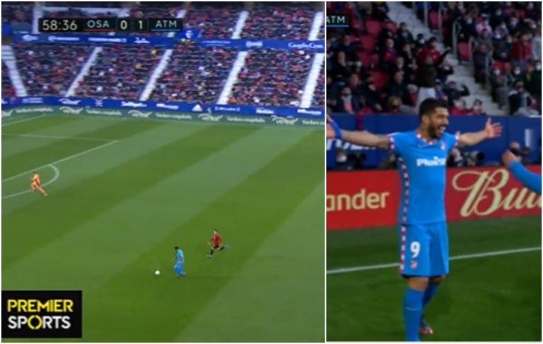 Suarez goal vs Osasuna video