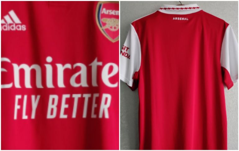 Arsenal 2022/23 home shirt leaked