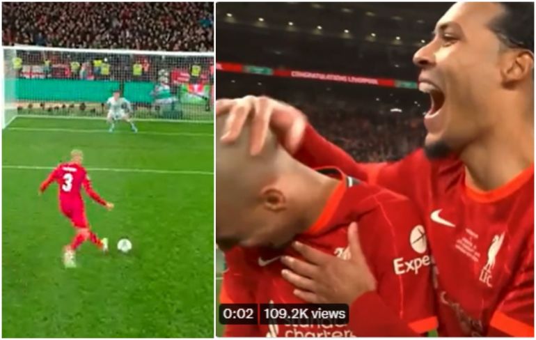 Liverpool's Van Dijk jokes about Fabinho penalty