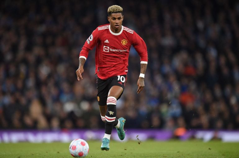 Manchester United forward Marcus Rashford unveils book cover