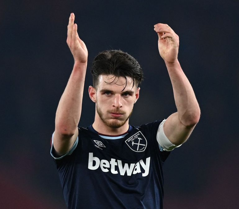 Rice on Man Utd Chelsea transfer rumours