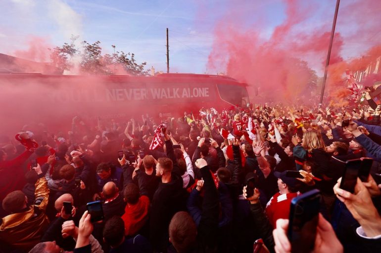 Epic scenes around Anfield ahead of massive tie with Villarreal