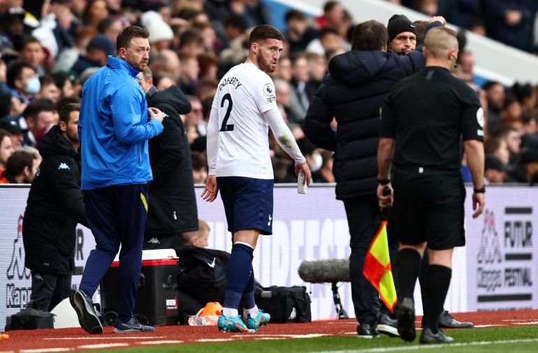 Tottenham news: Matt Doherty injury worry