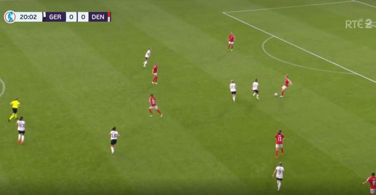 Video: Mistake from Denmark leads to great finish by Bayern Munich star