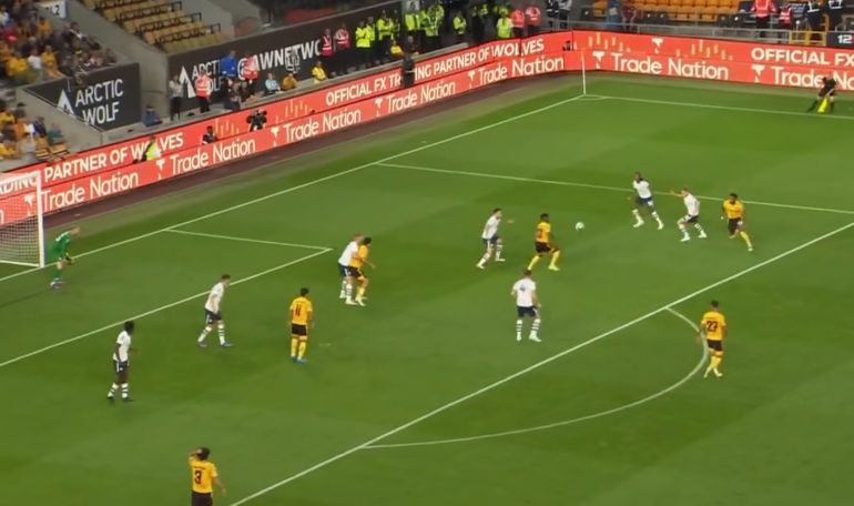 Video: Adama Traore scores stunning volley for Wolves