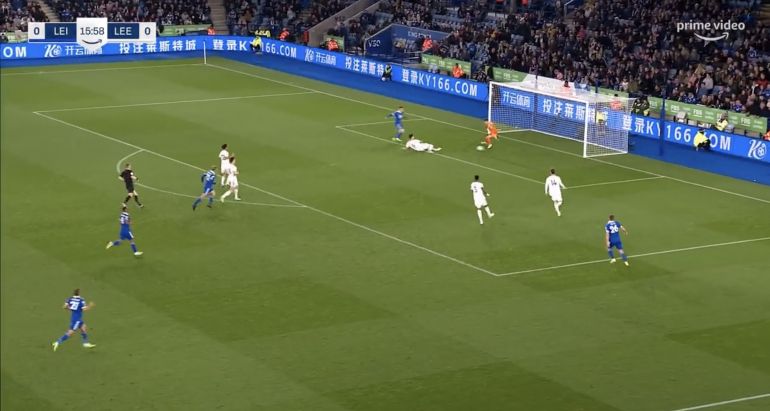 Robin Koch scores own goal against Leicester