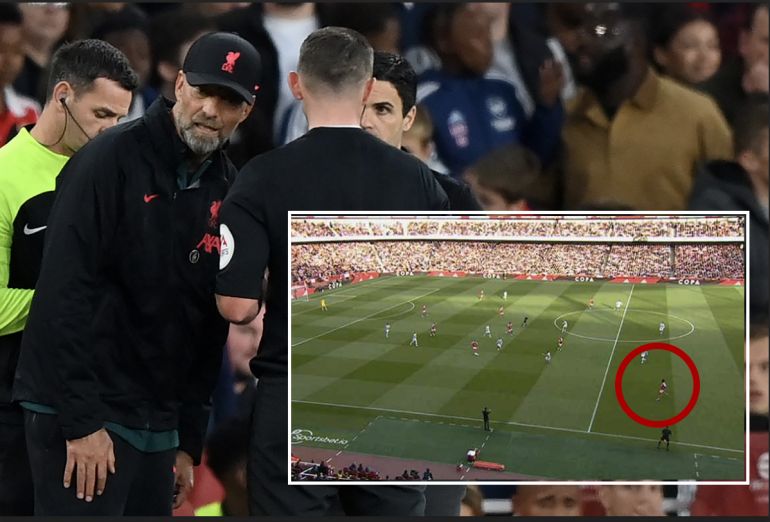 Arsenal attacker's goal vs Liverpool could have been offside due to VAR ...