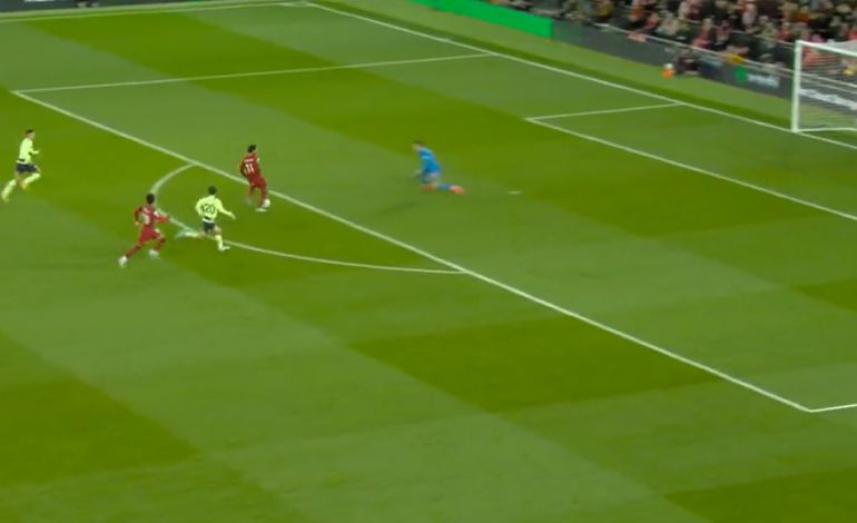 Mohamed Salah scores sensational counter attacking goal for Liverpool