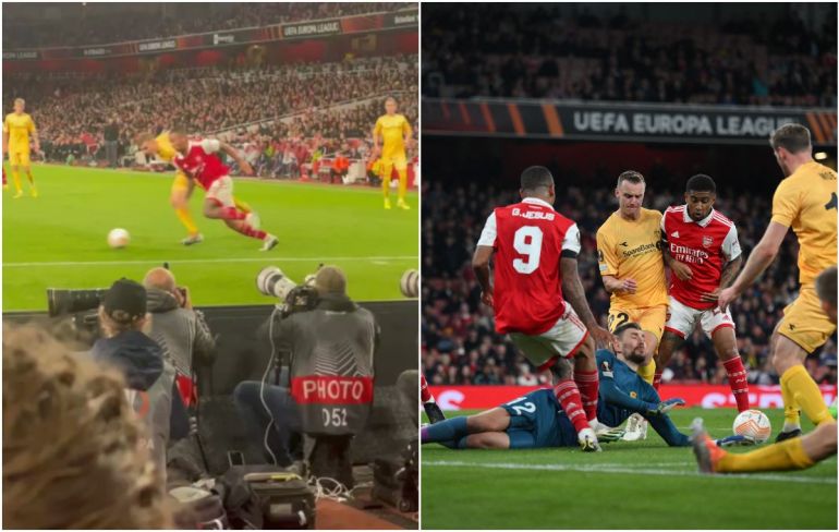 Arsenal video: Gabriel Jesus assist for Fabio Vieira