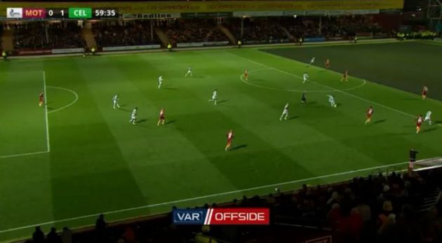 'Human Error' blamed as Camera Operator misses Jota's 'offside' Celtic ...
