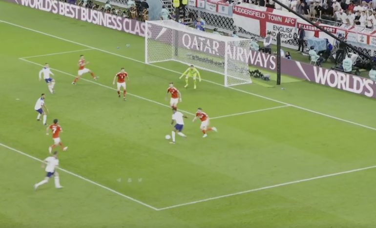(Video) Marcus Rashford scores England's 100th World Cup goal vs Wales