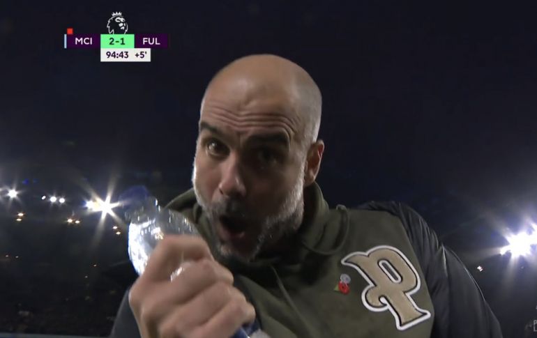 Video: Guardiola produces hilarious celebration after Haaland's late goal
