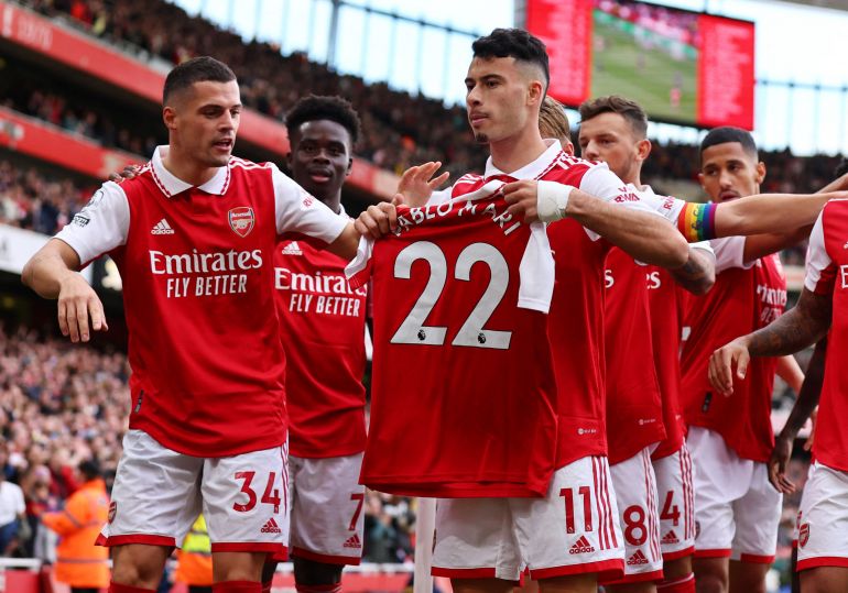 Arsenal star stabbed in attack takes huge step towards returning to ...