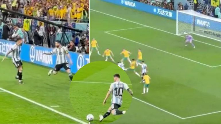 Video: Extraordinary fan footage of Messi's goal against Australia goes ...