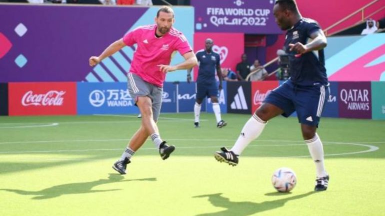 Ex-Germany star rushed to hospital after suffering injury during FIFA Legends game at the World ...